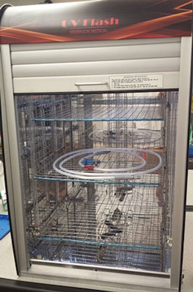 Transporting clean instruments in biohazard-labeled containers; Using ...