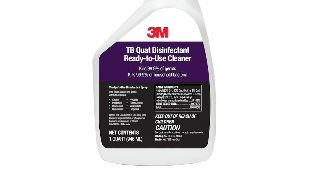 New TB Quat disinfectant ready-to-use cleaner approved by EPA for use ...