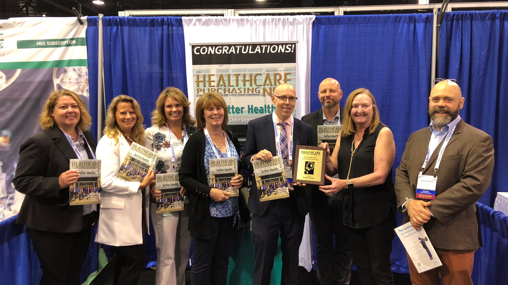Sutter Health’s supply chain team celebrated at AHRMM | HPN Online